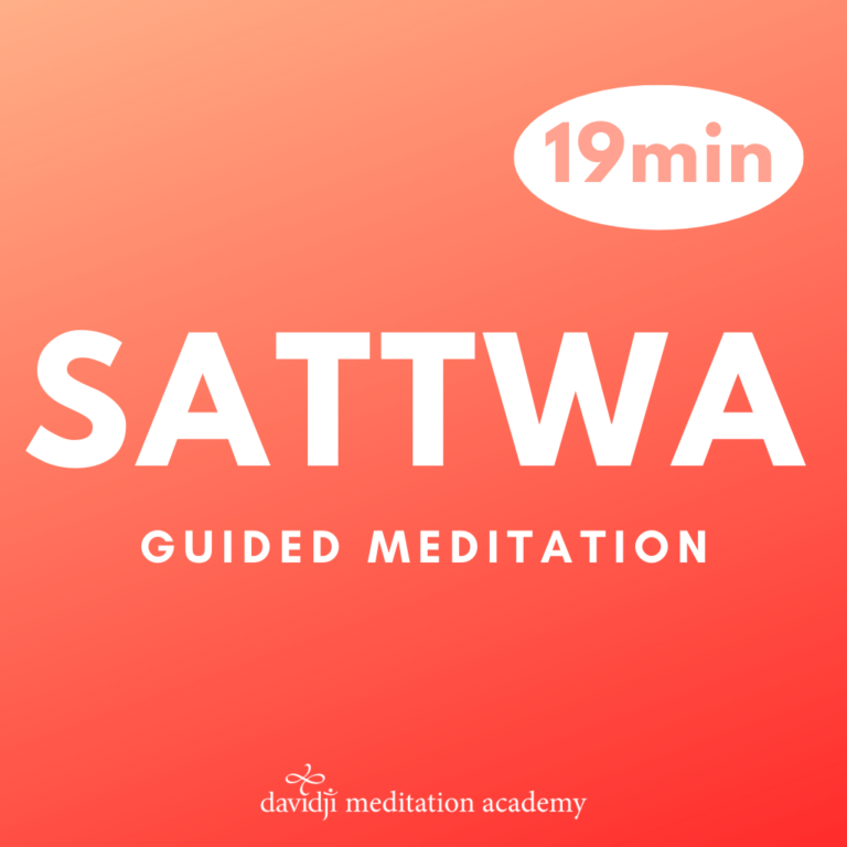 Sattwa Guided Meditation - davidji Meditation Academy